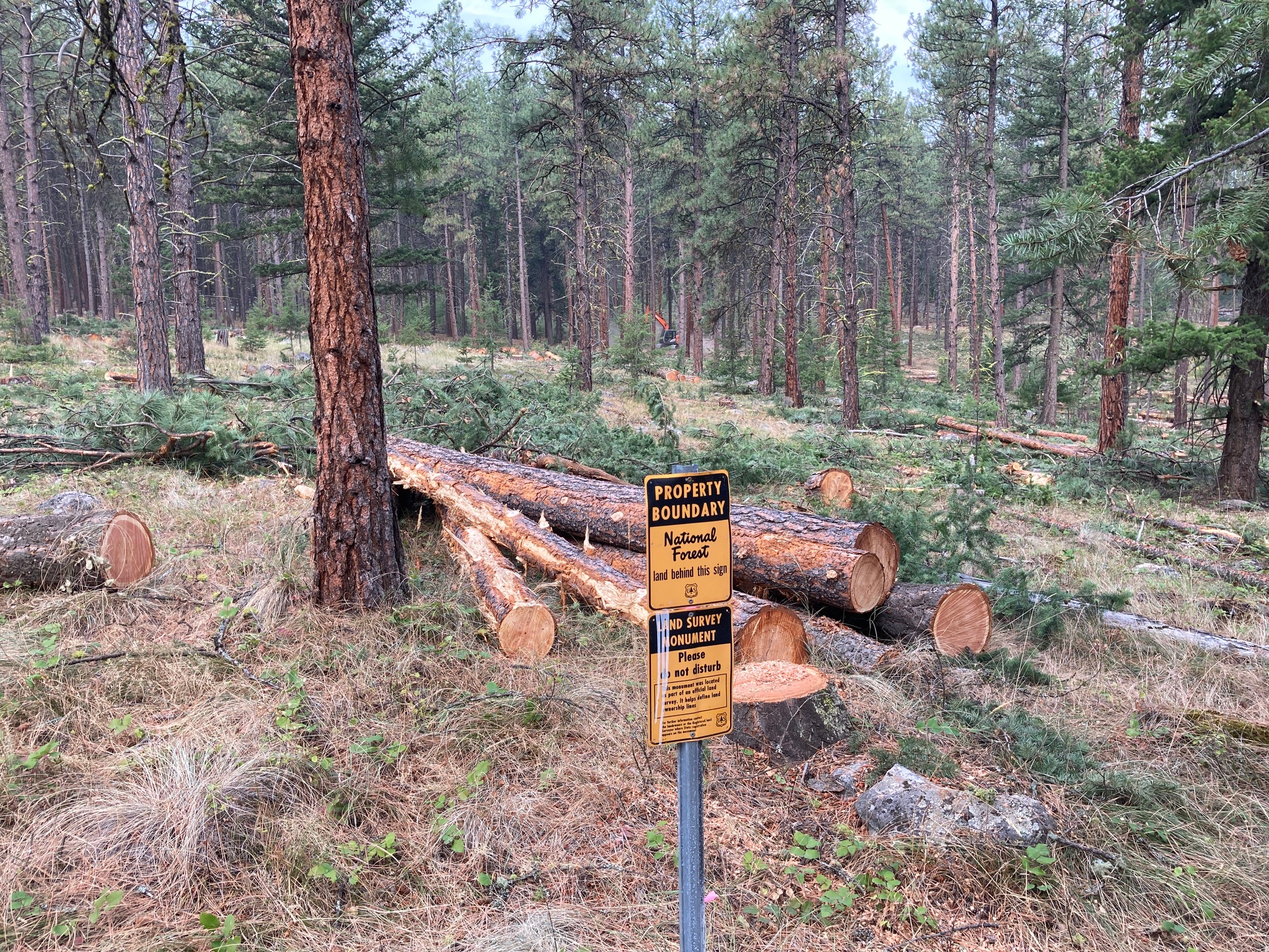 mill creek fireline FS border sign 2022 | Friends of the Bitterroot